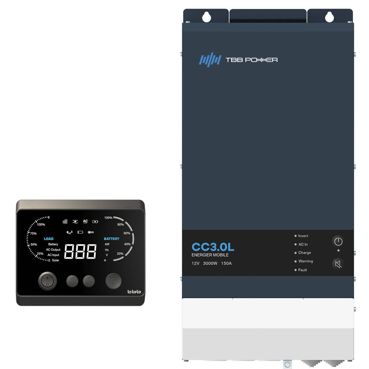 3000W inverter with charger Energier Mobile CC3.0L TBB Power ...