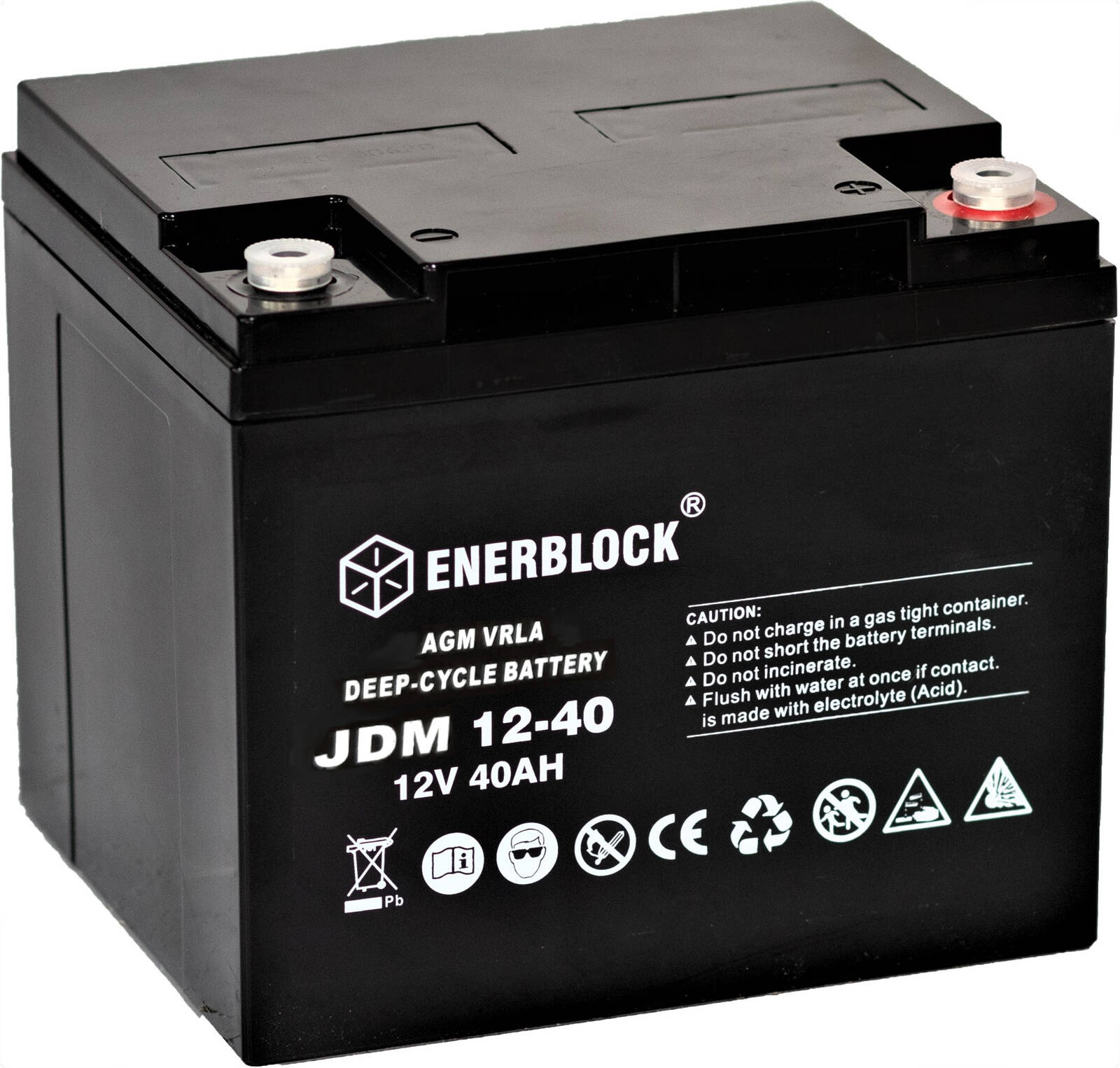 40AH lead-acid Battery ENERBLOCK AGM Deep Cycle