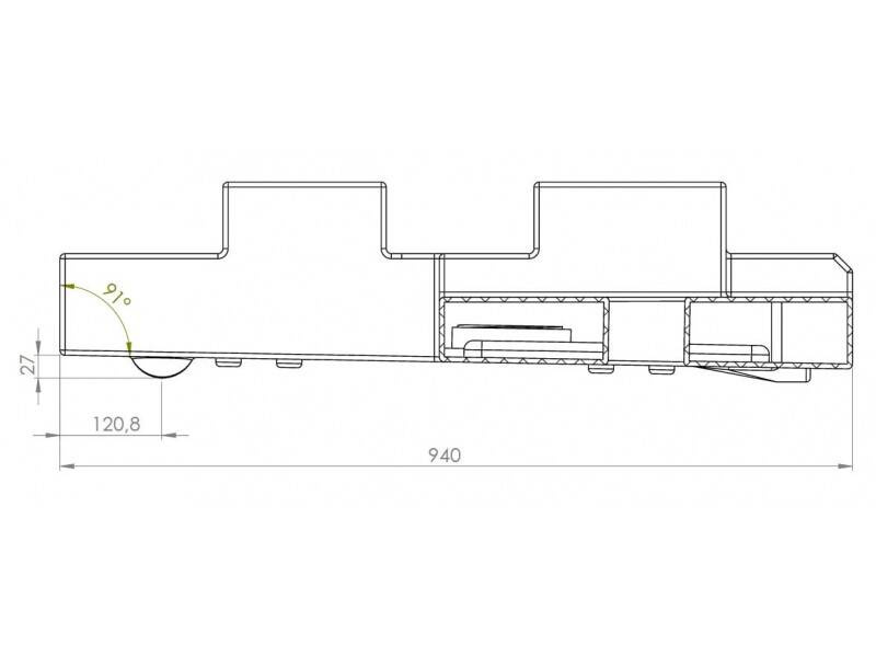 CARAVAN WASTE WATER TANK 100L (DUCATO JUMPER, BOXER) | Motorhome & Home ...