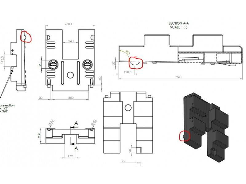 CARAVAN WASTE WATER TANK 100L (DUCATO JUMPER, BOXER) | Motorhome & Home ...
