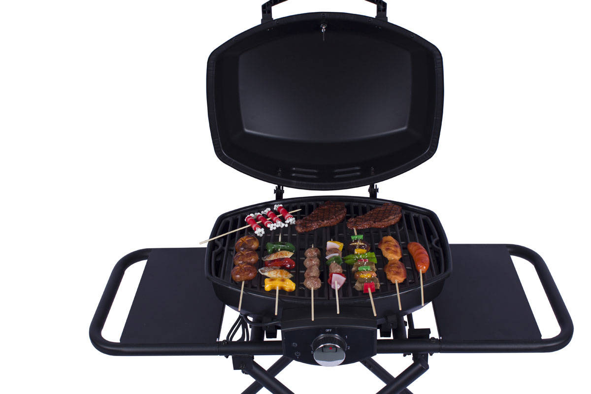 Foot Frame Electric Grill 2000W | Carbon Garden \ Barbecues