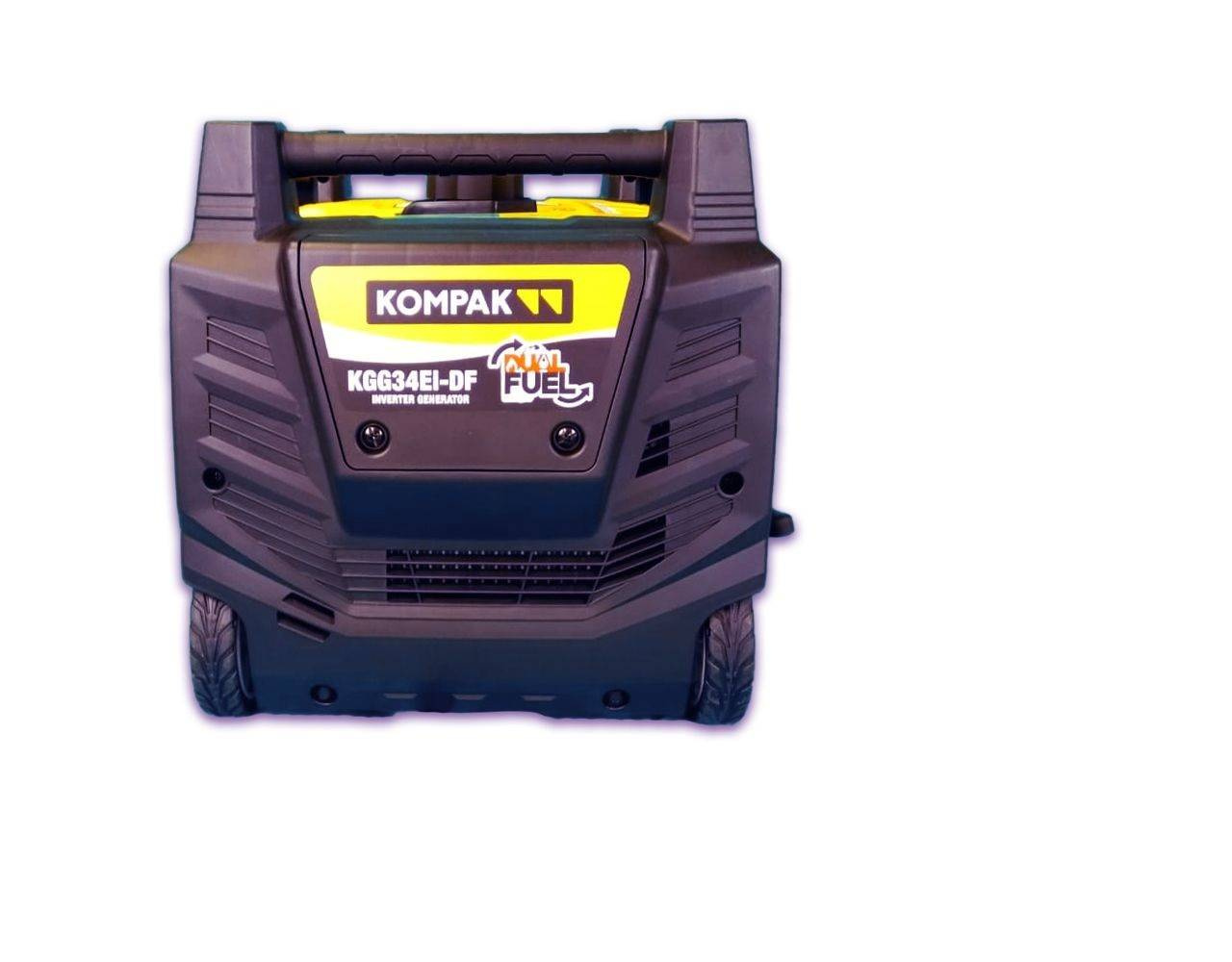 KOMPAK 3500W GAS & Petrol KGG34Ei-DF Inverter Power Generator E-Start ...