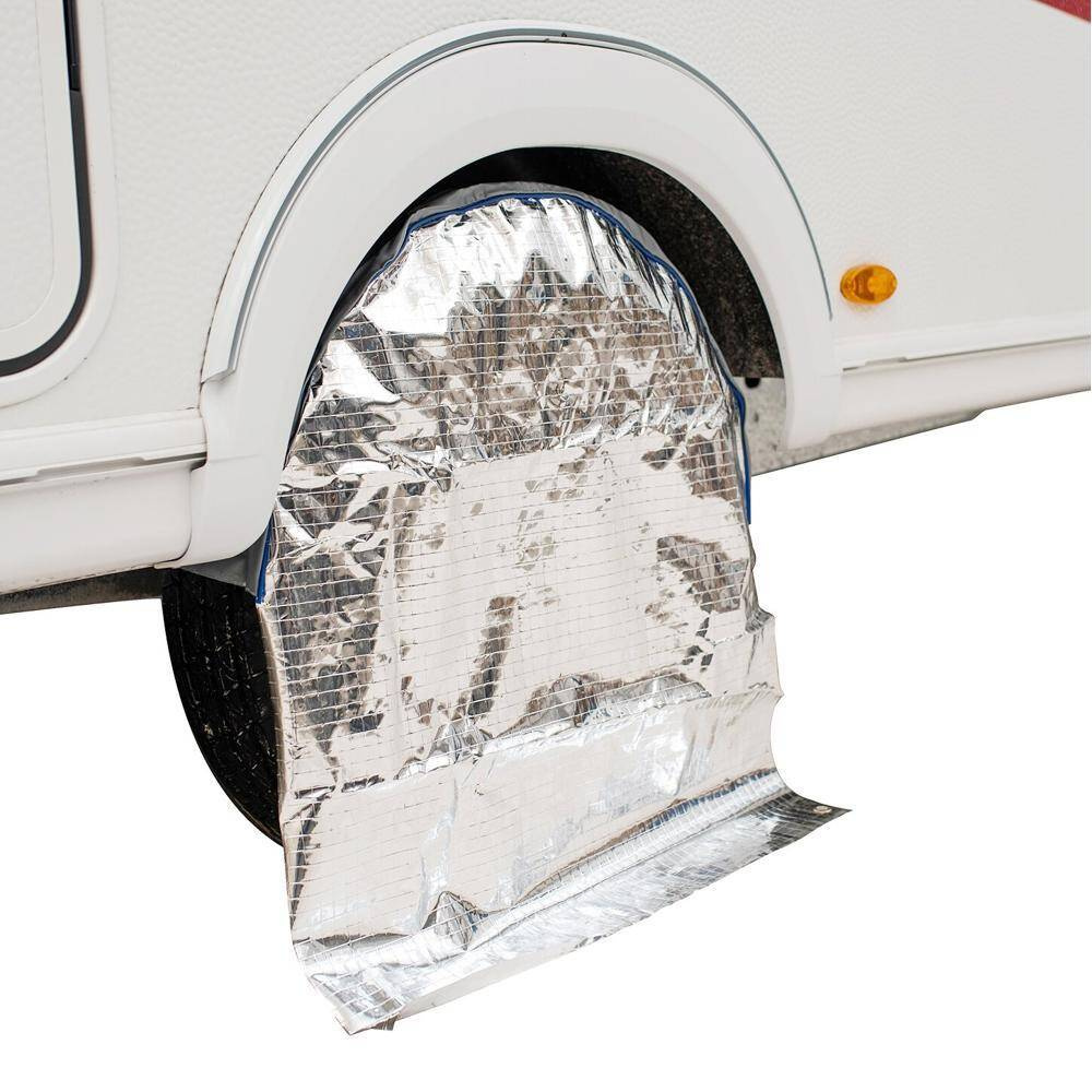 Wheel Cover with Sun Reflection | Motorhome & Home gas \ Electrical ...