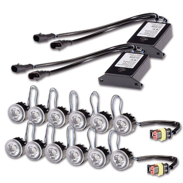 FlexPoint dual-function 6-light DRL kit | AI \ Wszystkie elementy