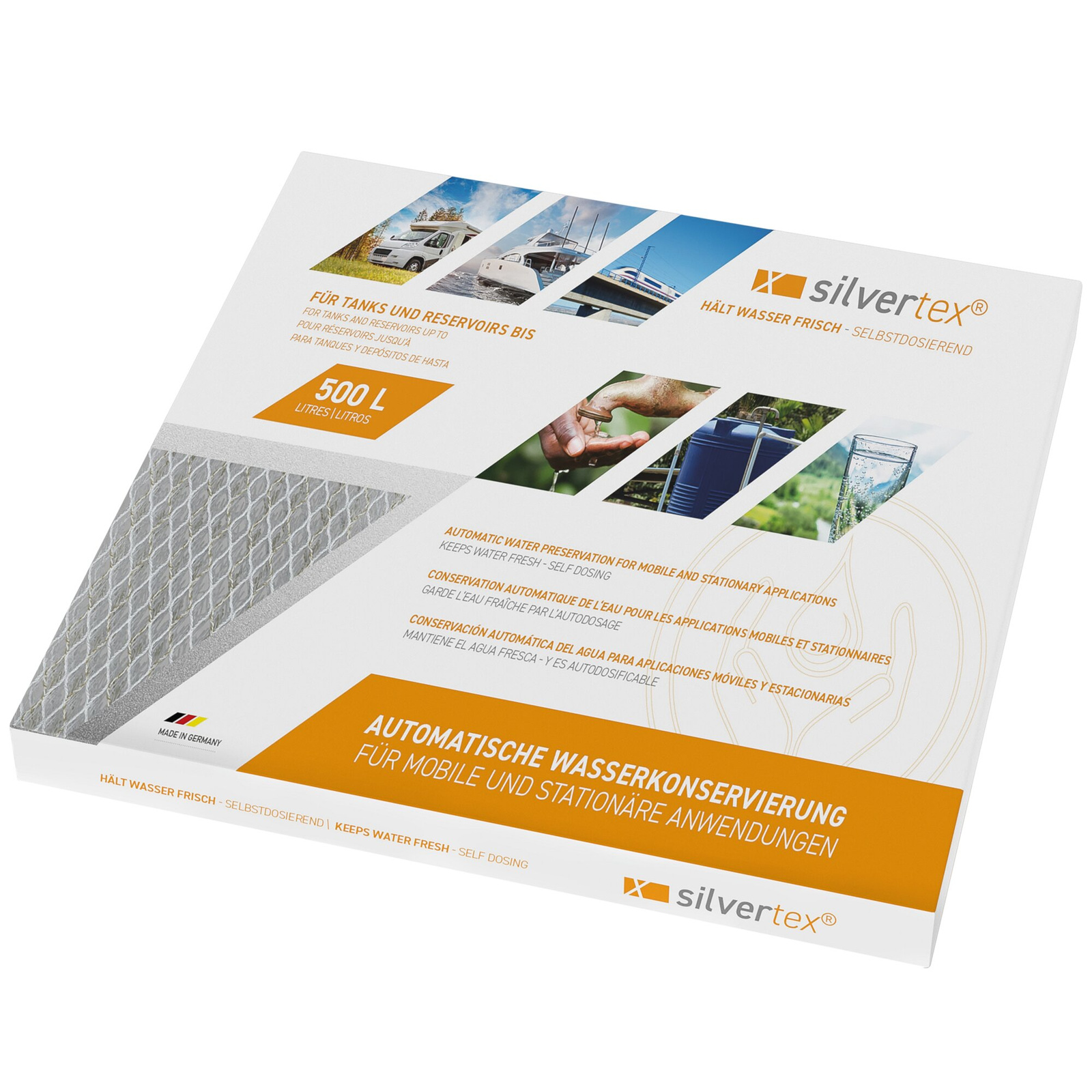 Water Conservation Silvertex 500 l | AI \ Wszystkie elementy