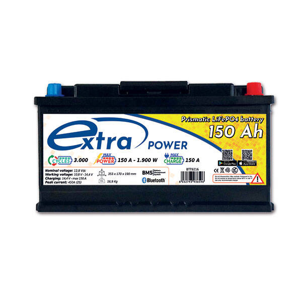 ExtraPOWER L5 LiFePO4 Battery - 150 A | AI \ Wszystkie elementy
