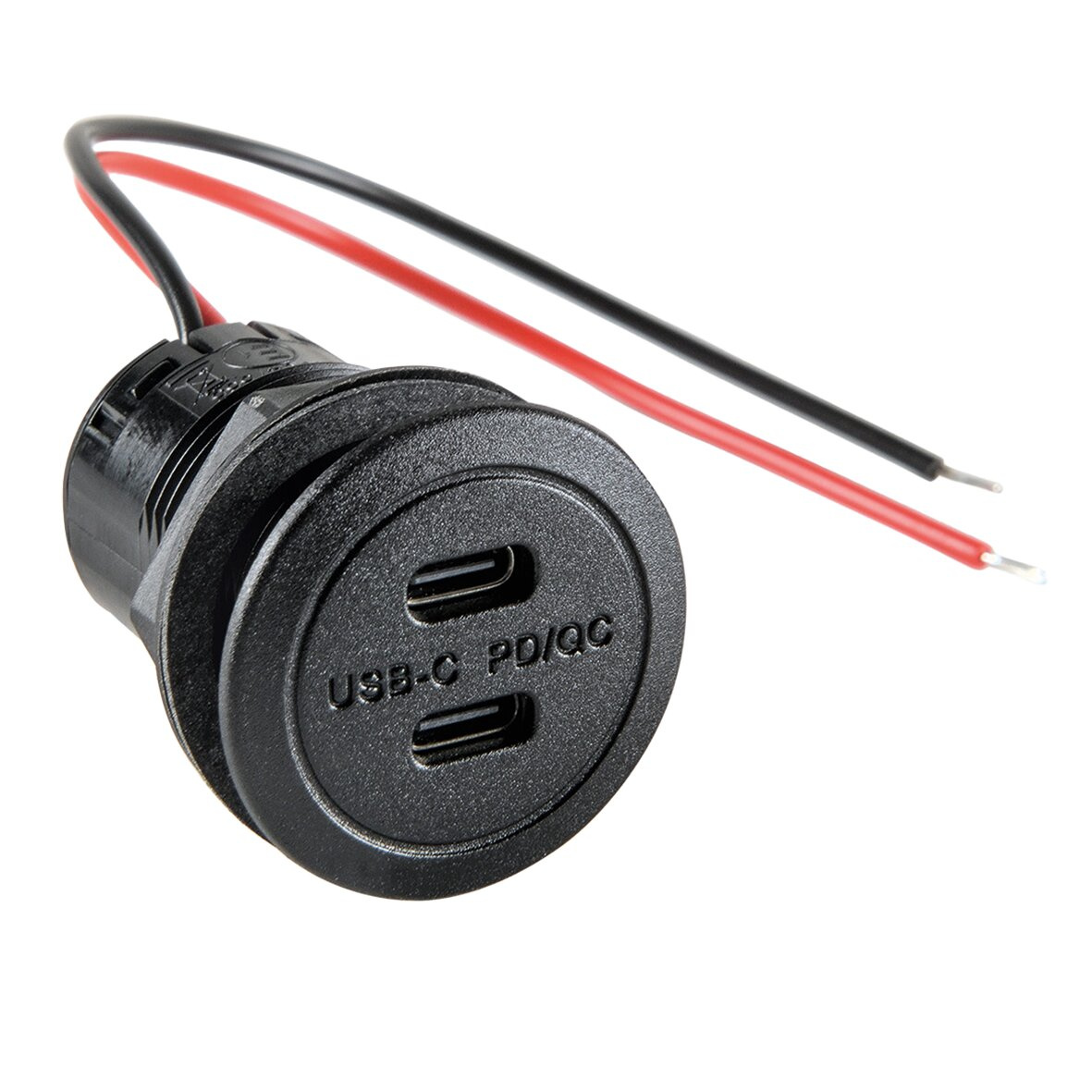 Built-in socket USB-C 12 – 24 V DC with integrated voltage converter ...