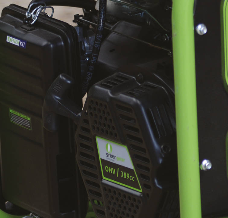 Generator prądu agregat gazowy LPG Greengear 3000W GE-3000 | Karawaning ...